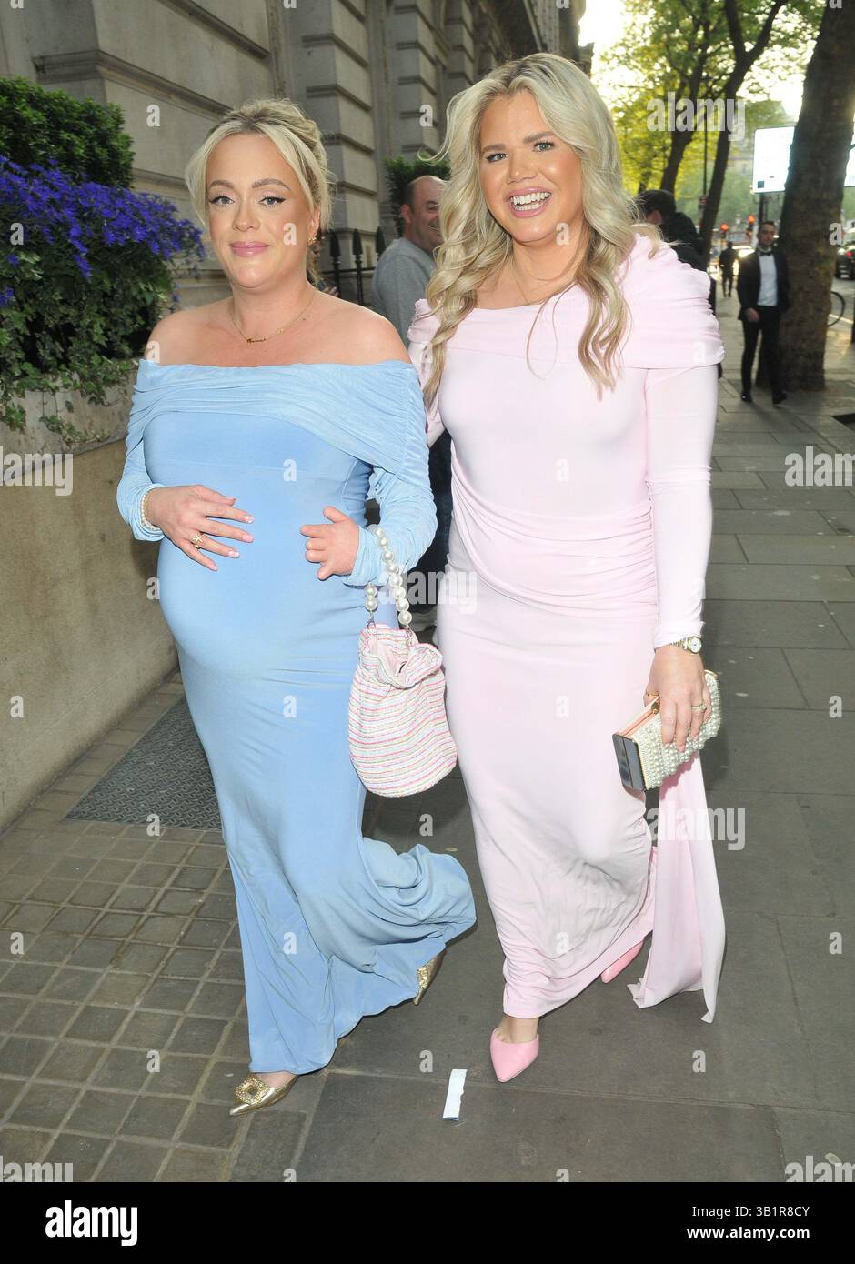 London, UK. 25th Apr, 2025. Megan Bacon-Evans and Whitney Bacon-Evans ...