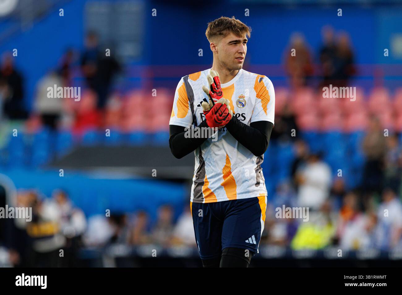 Fran Gonzalez seen during LaLiga EA SPORTS game between teams of Getafe ...