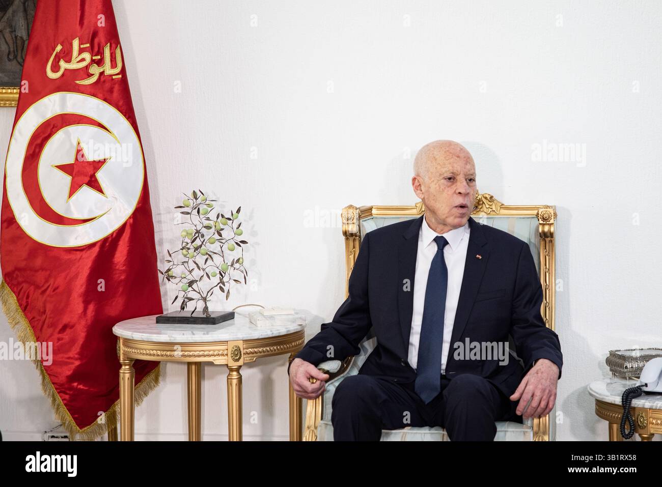 President saied tunisia hi-res stock photography and images - Alamy