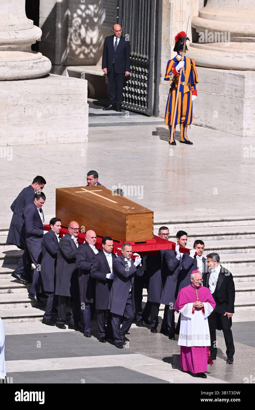 Rome, Italy. 26th Apr, 2025. Funeral Mass of the Holy Father Pope ...
