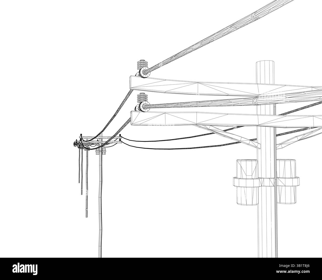 Pole attached Stock Vector Images - Alamy