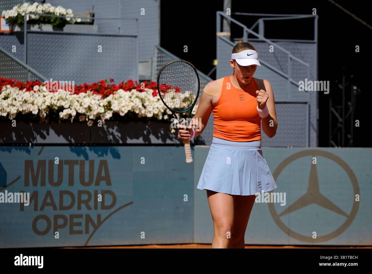 Madrid, Spain. 26th April, 2025. Tennis WTA, individual Women: Mutua Madrid Open tennis WTA ...