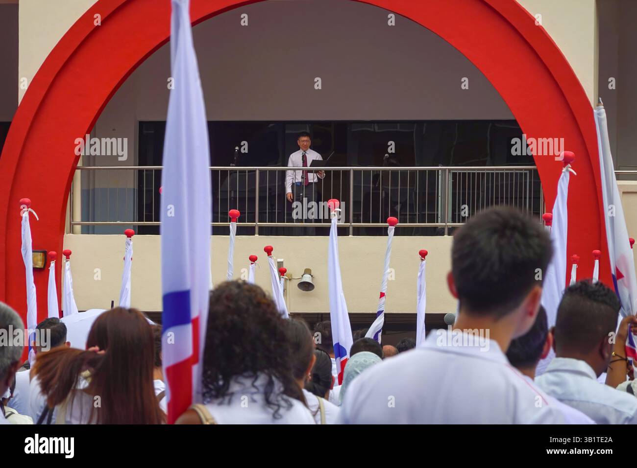 Singapore 2025 Apr23 - Returning Officer announces the names of ...
