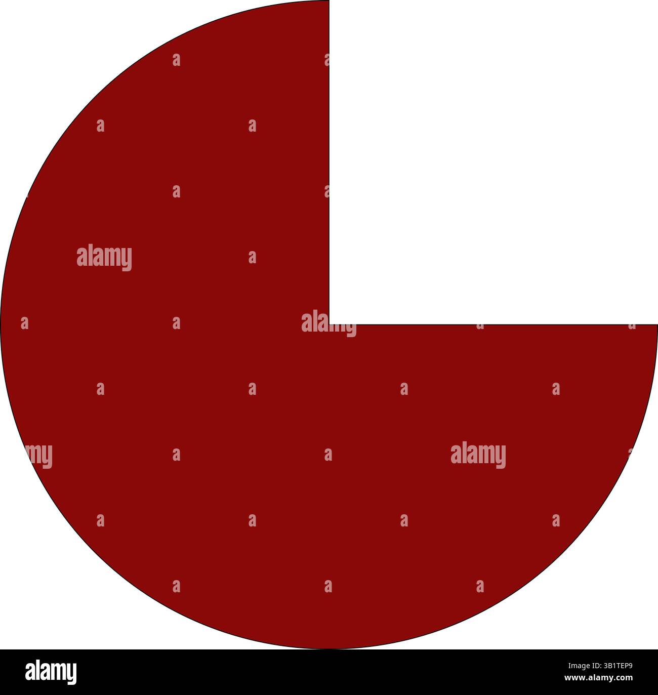 Modern Pie Chart Vector Illustration Stock Vector Image & Art - Alamy