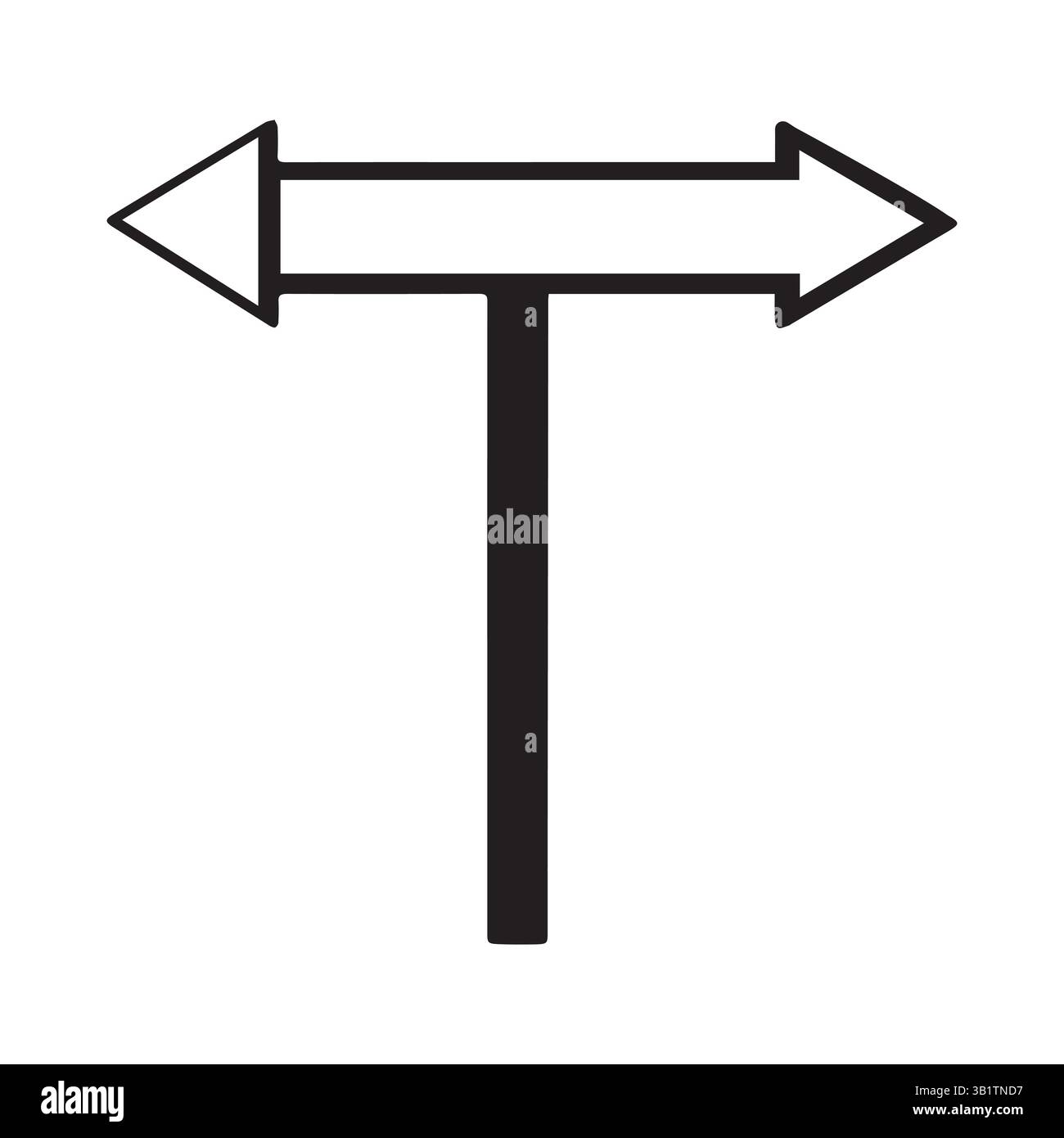 Road sign directions junction Stock Vector Images - Alamy