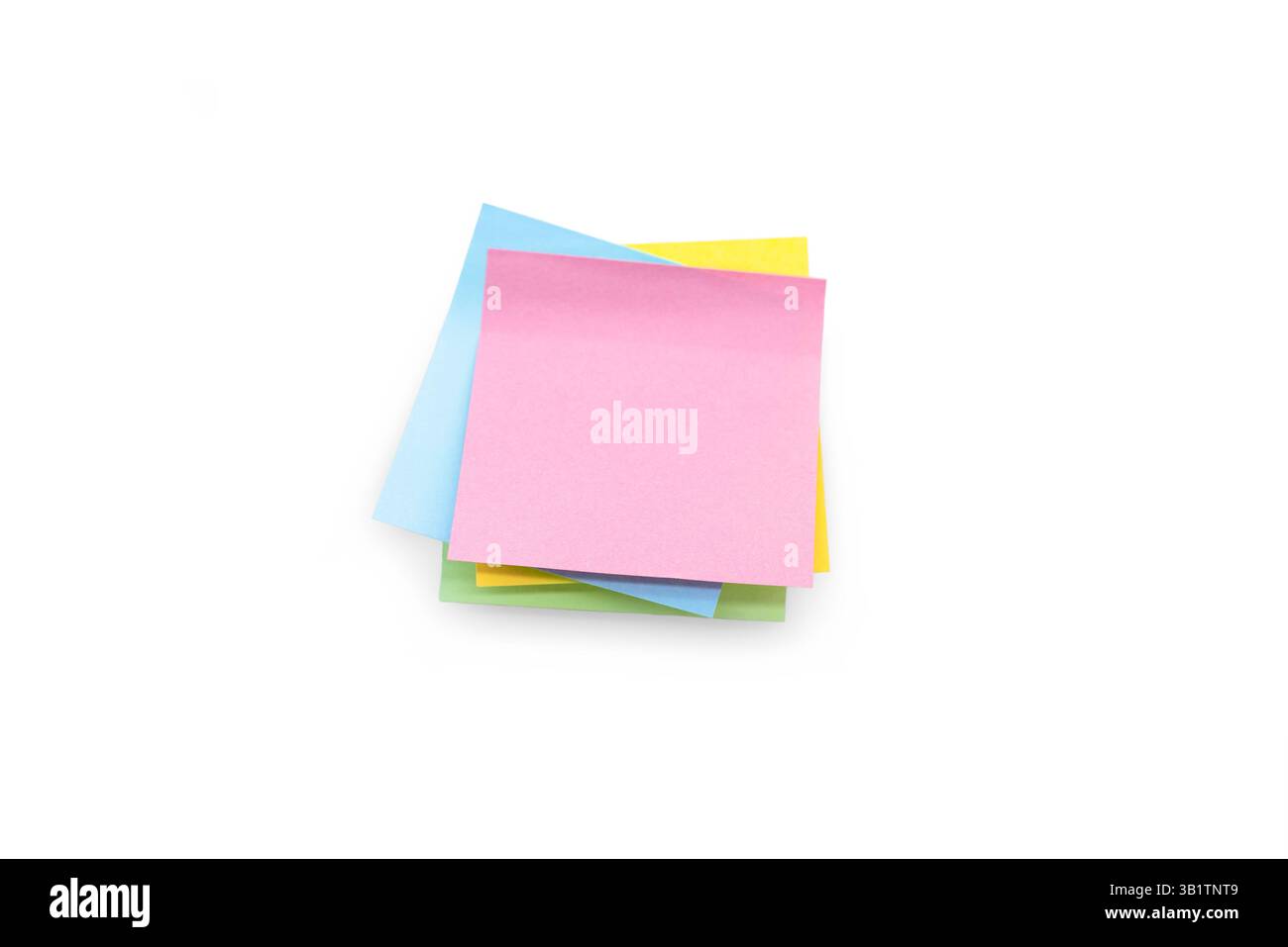 Stationery sticky notes on Cut Out Stock Images & Pictures - Alamy