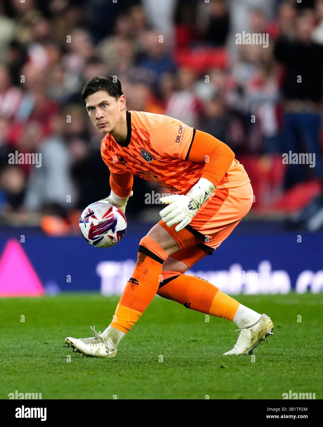 Sheffield United goalkeeper Michael Cooper during the Sky Bet ...