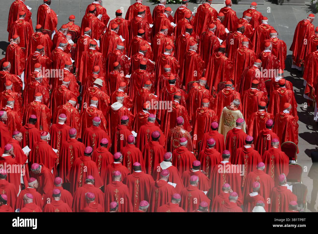Vatican, April 26, 2025 - the funeral Mass of the Roman Pontiff Francis ...