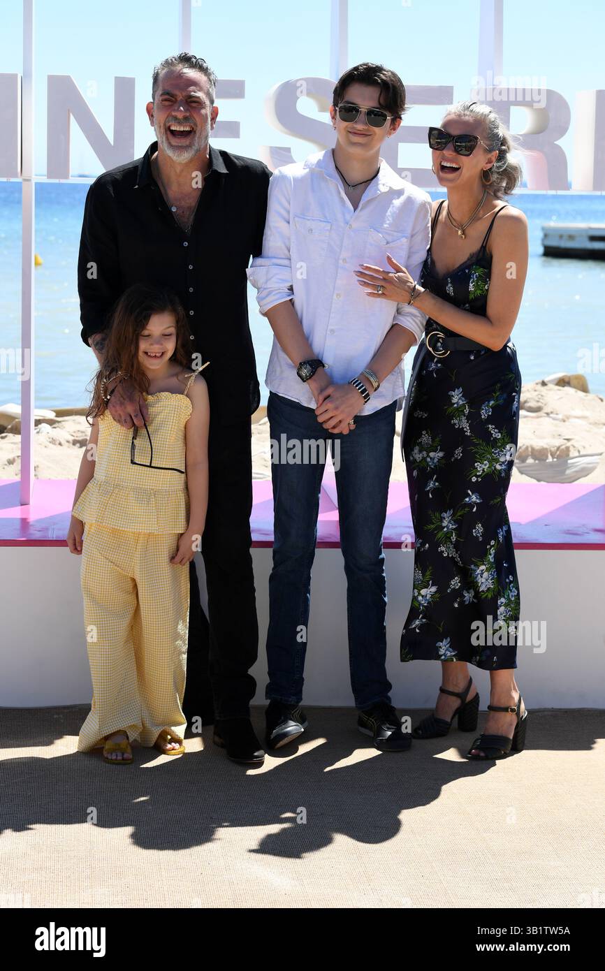 Cannes, France. 25th Apr, 2025. Jeffrey Dean Morgan, George Morgan ...