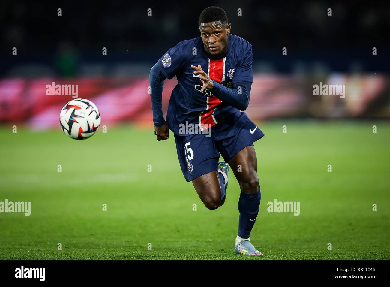 Nuno MENDES of PSG during the French championship Ligue 1 football ...