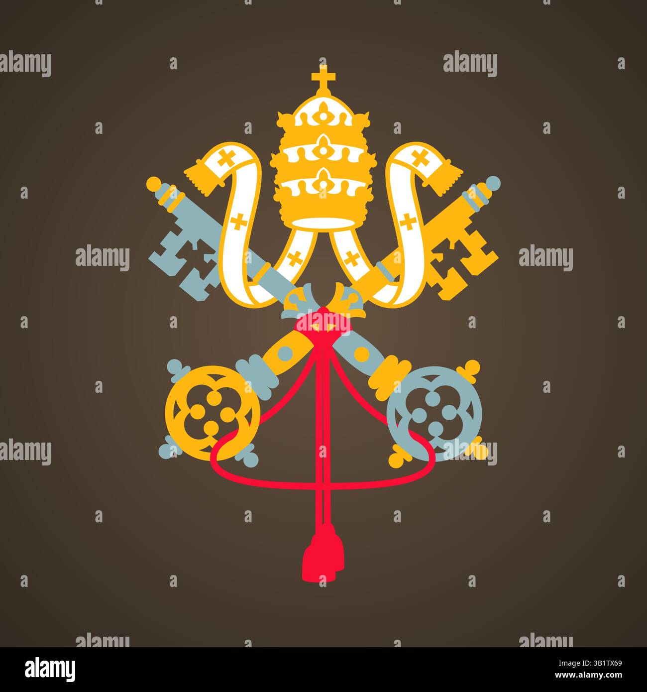 Flag of holy see vatican city state hi-res stock photography and images ...