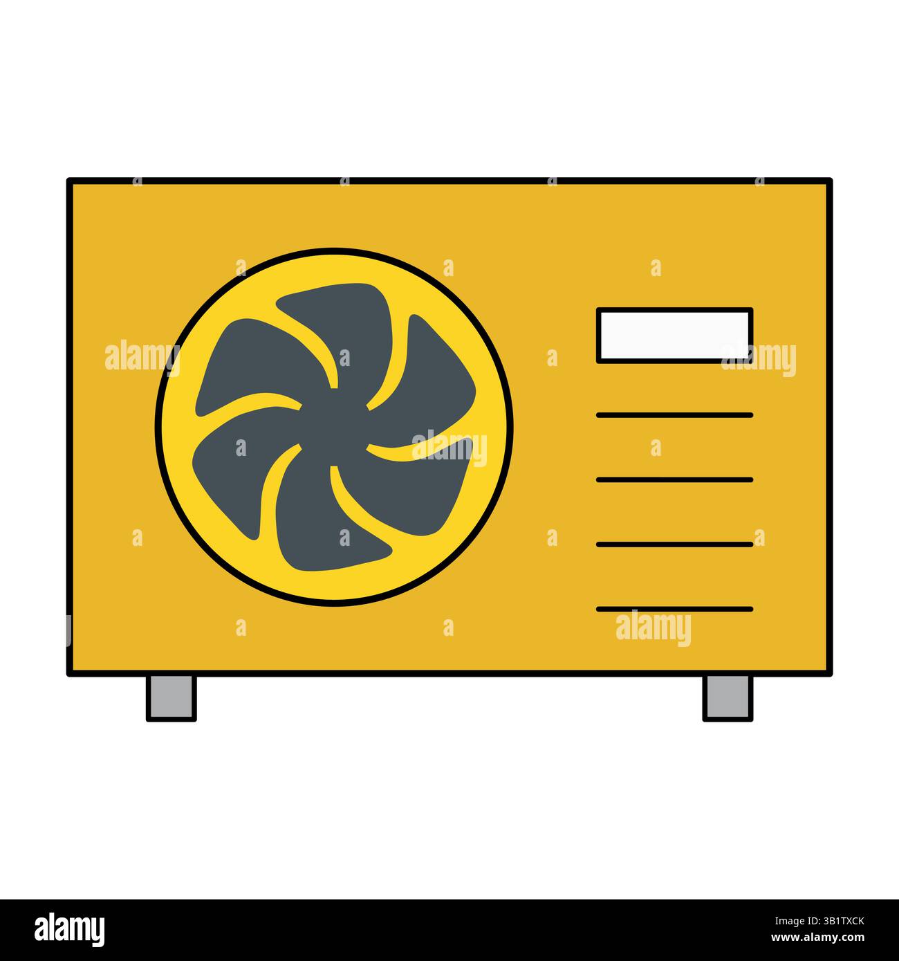 Heat pump air source icon, cooling electric system machine, cool web ...