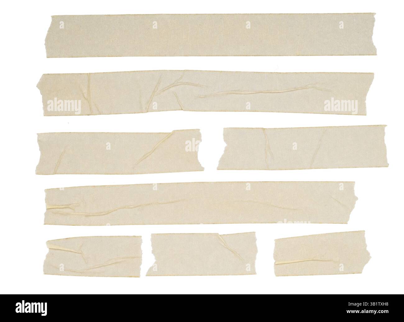 Old blank beige ripped Cut Out Stock Images & Pictures - Alamy