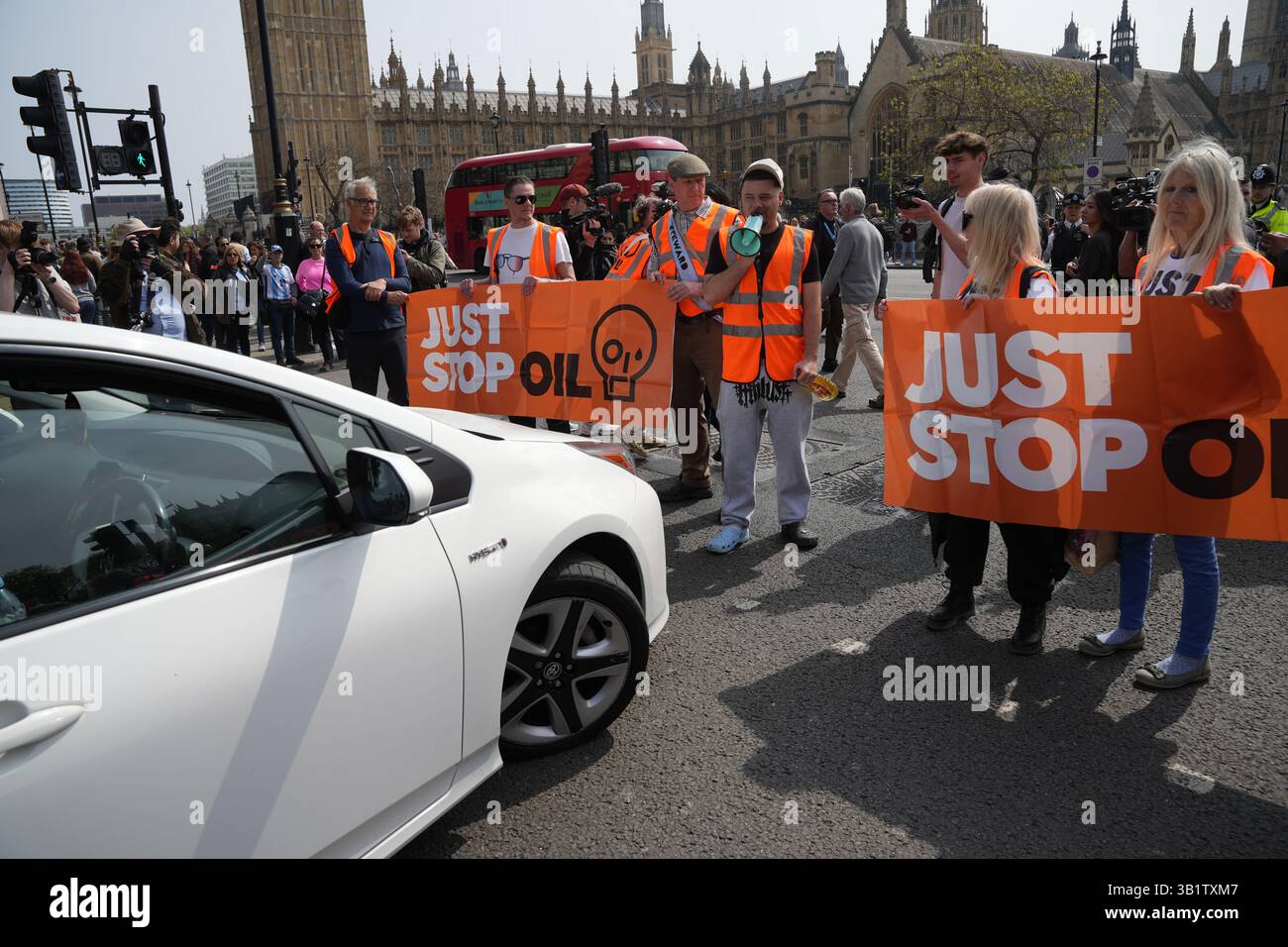 Protesters from Just Stop Oil take part in what it claims will be their ...
