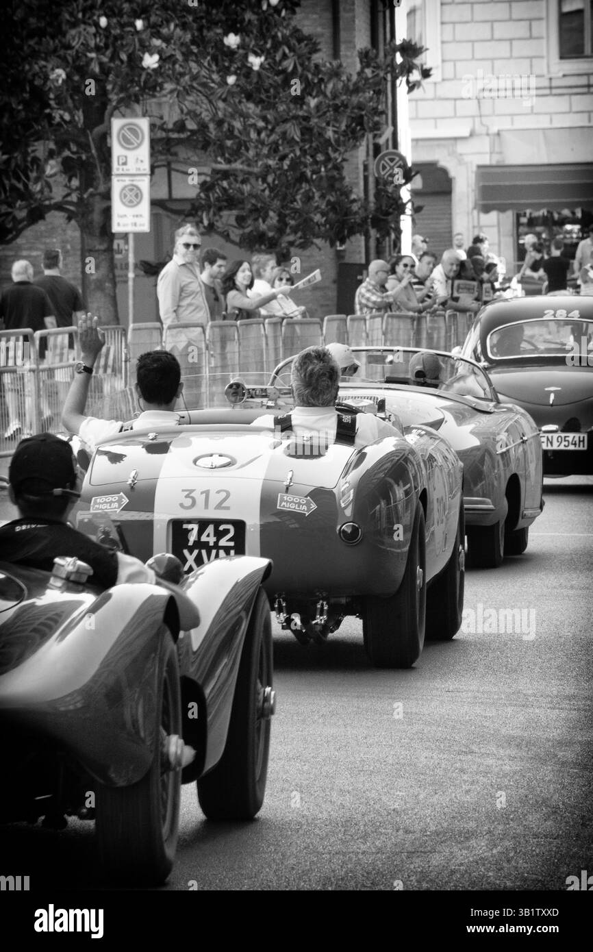 FERRARA , ITALY - jun 15 -2024 : FERRARI 375 MM SPIDER PININ FARINA ...