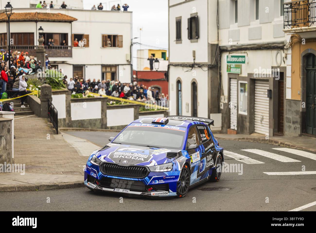 42 Philip ALLEN, Craig DREW, Skoda Fabia RS Rally2, action during the ...