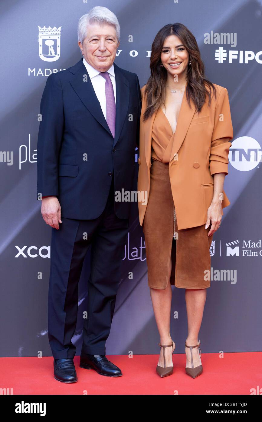Enrique Cerezo and actress Eva Longoria attended 'Platino de Honor ...