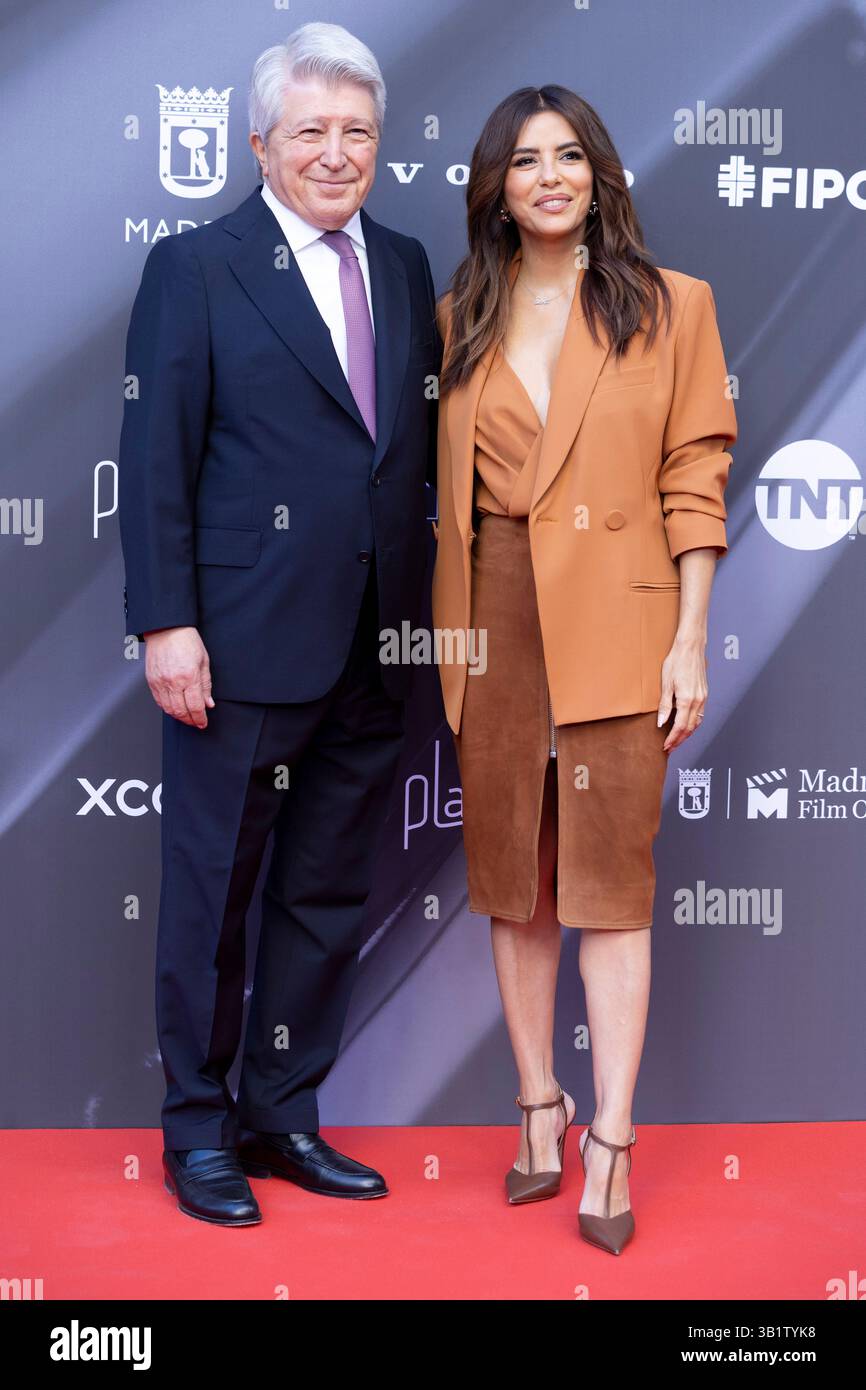 Enrique Cerezo and actress Eva Longoria attended 'Platino de Honor ...