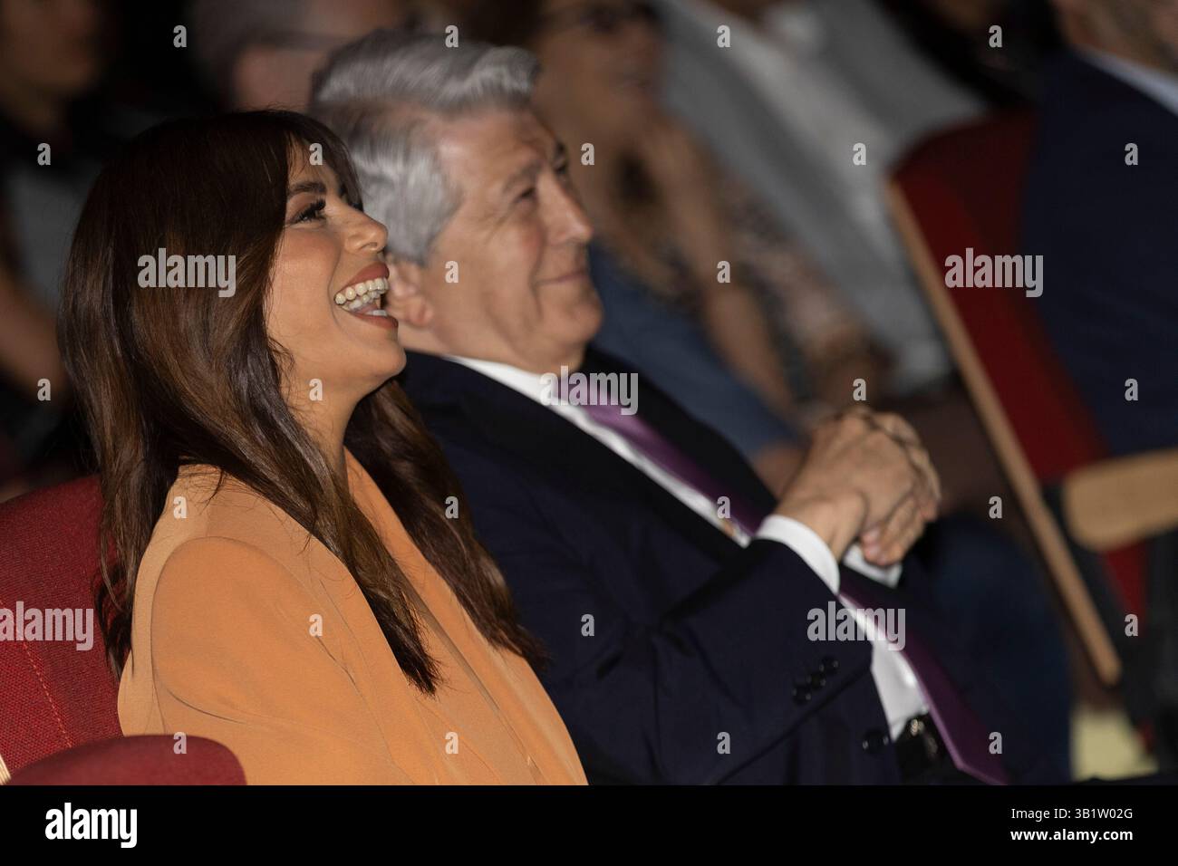 Eva Longoria and Enrique Cerezo attended news conference the Platinum ...