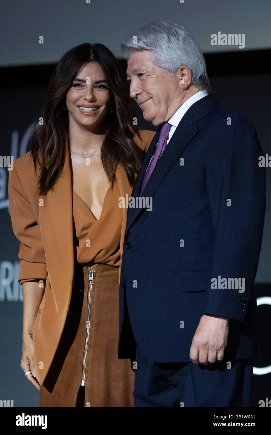 Eva Longoria and Enrique Cerezo attended news conference the Platinum ...