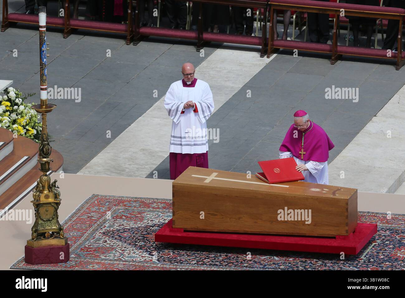 Vatican City, Vatican. 26th Apr 2025. VATICAN CITY - Archbishop Diego ...