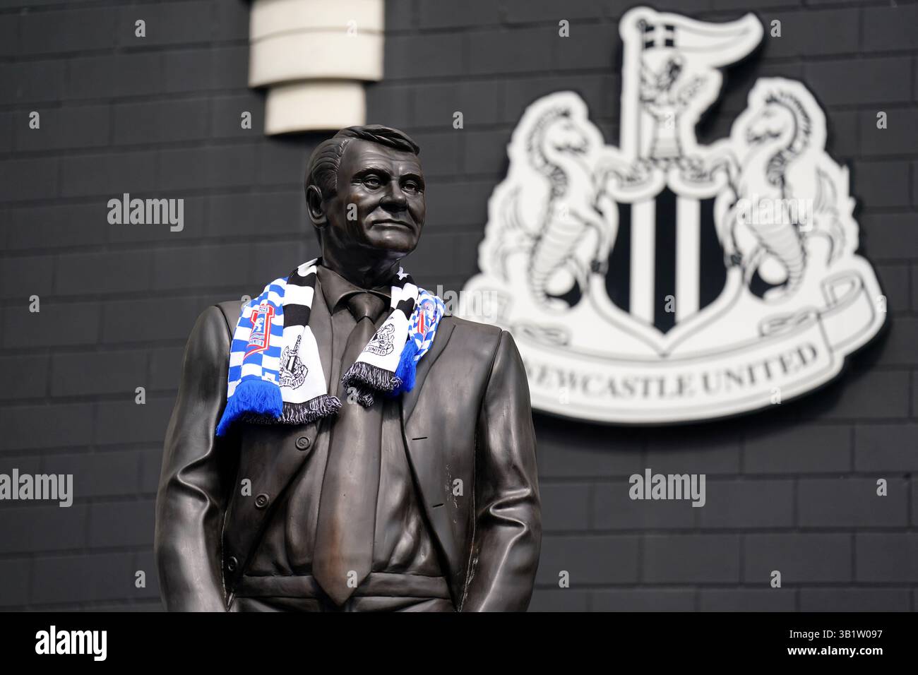 The statue of former Newcastle United and Ipswich Town manager Sir ...