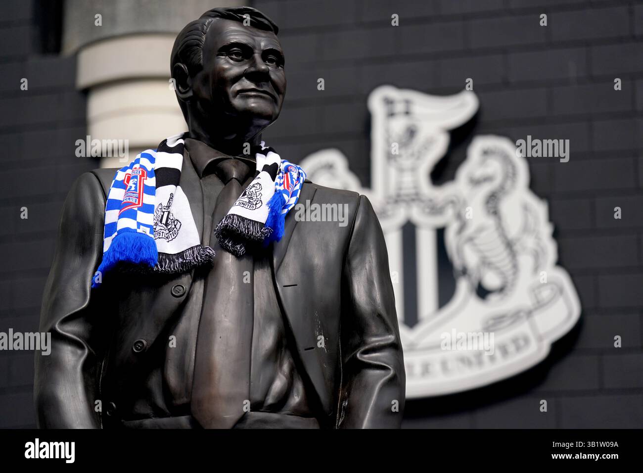 The statue of former Newcastle United and Ipswich Town manager Sir ...