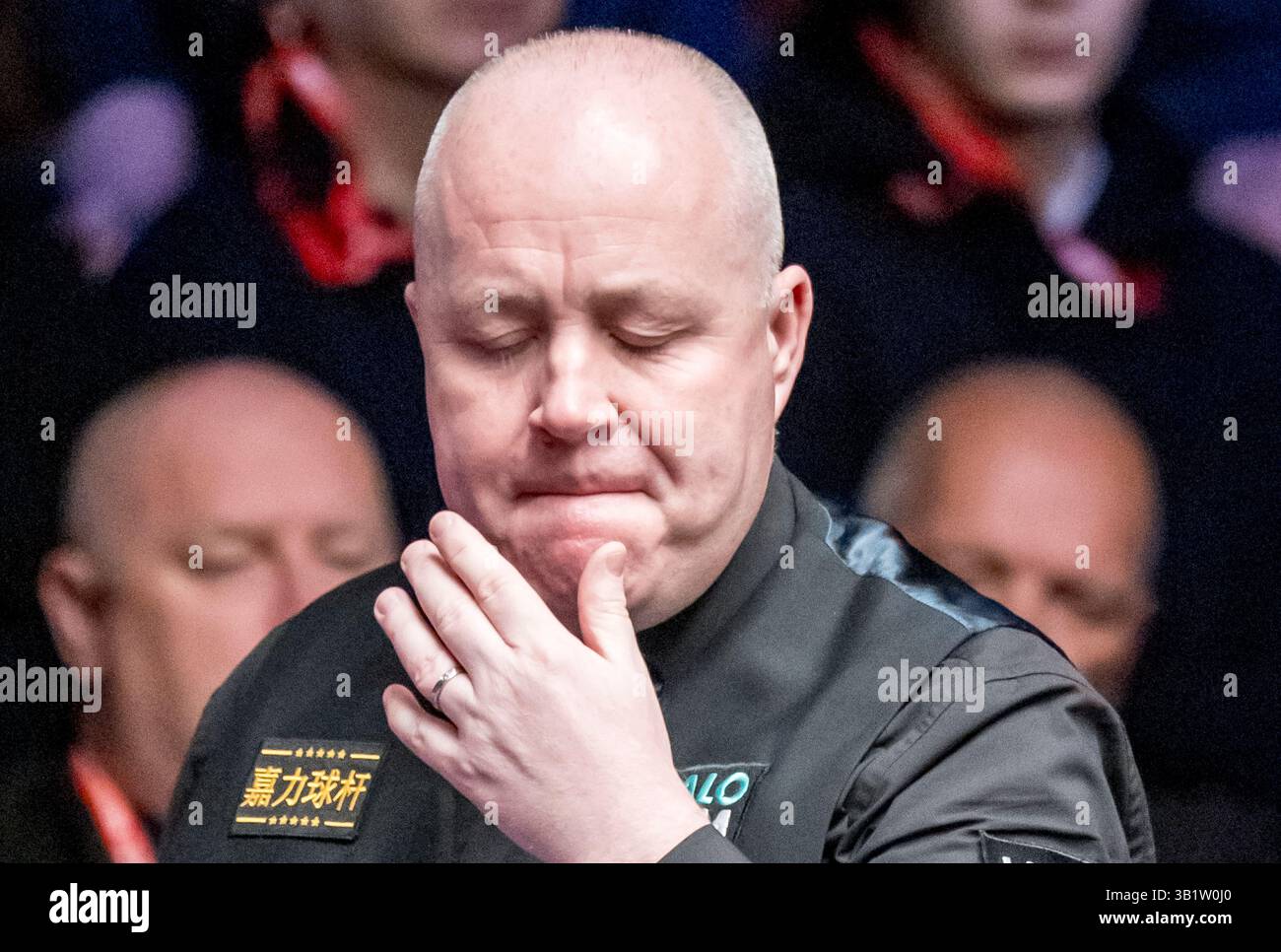 John Higgins during his match agains Xiao Guodong during day eight of ...