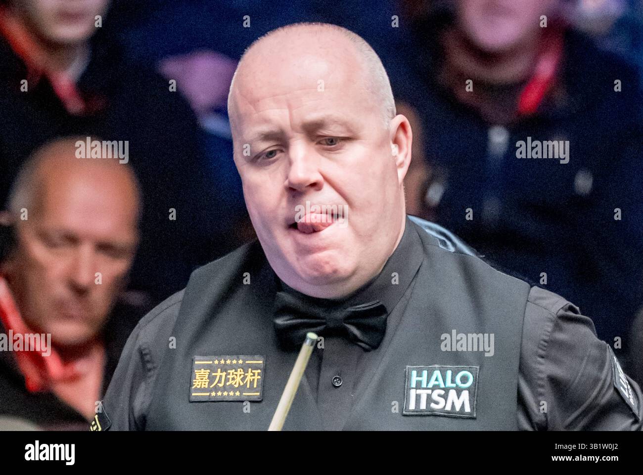 John Higgins during his match agains Xiao Guodong during day eight of ...
