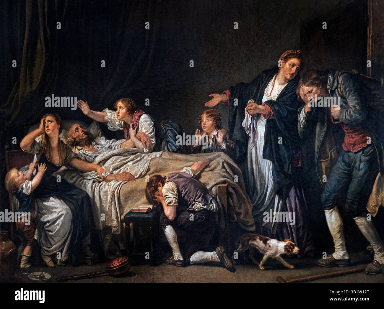 Septimius Severus Reproaching Caracalla 1769 by Jean Baptiste Greuze ...