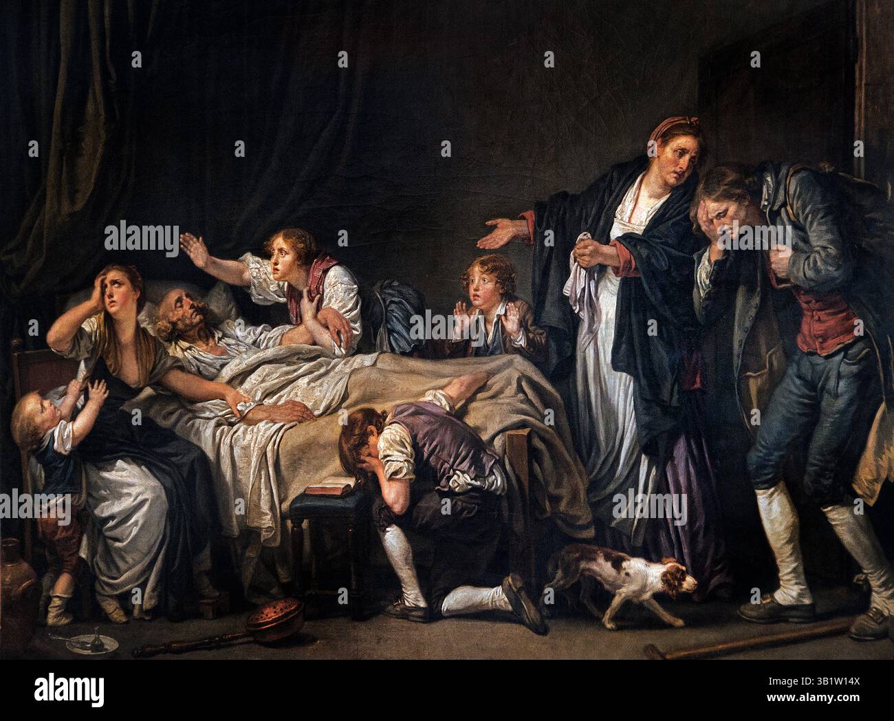 Septimius Severus Reproaching Caracalla 1769 by Jean Baptiste Greuze ...