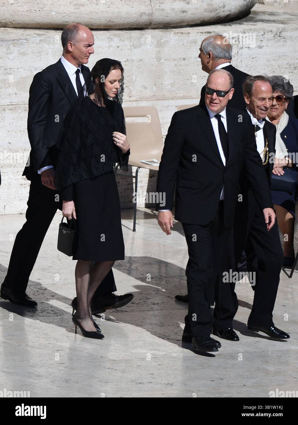 Princess Charlene of Monaco and Prince Albert II of Monaco attending ...