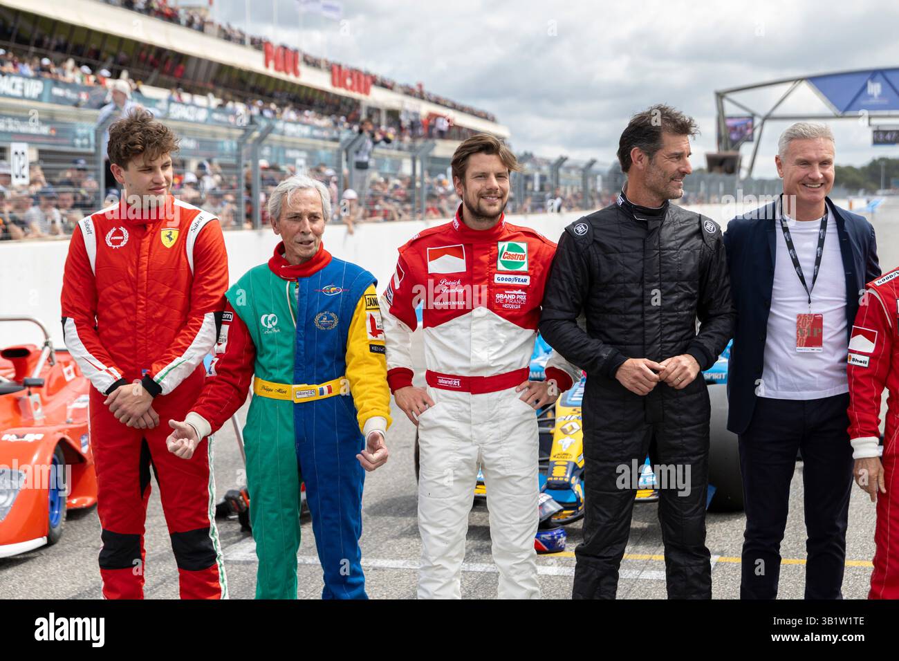 WEBBER Mark, portrait, COULTARD David, ALLIOT Phillipe, COULTHARD David ...