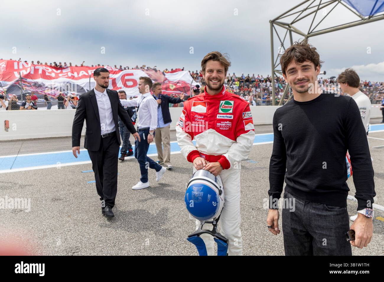 LECLERC Chaarles (fra), pilote F1 Ferrari, portrait, TAMBAY Adrien (fra ...