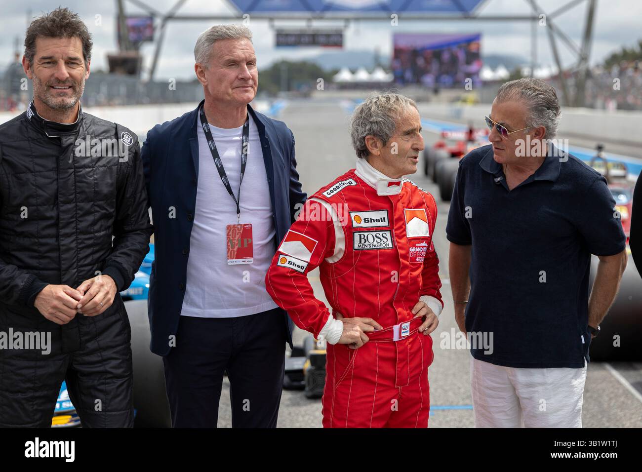 PROST Alain (fra), portrait, ALESI Jean (fra), portrait, WEBBER Mark ...