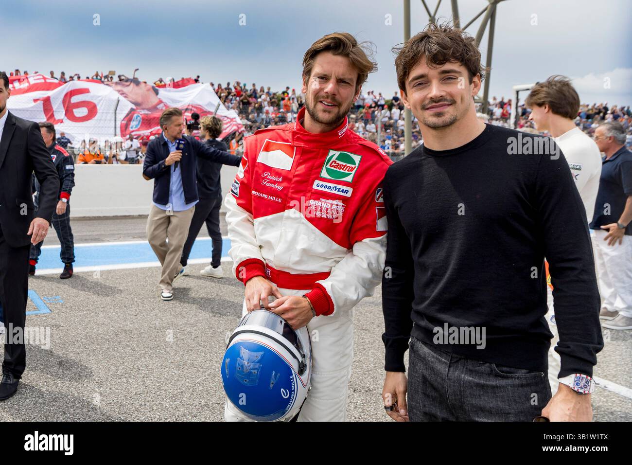 LECLERC Chaarles (fra), pilote F1 Ferrari, portrait, TAMBAY Adrien (fra ...