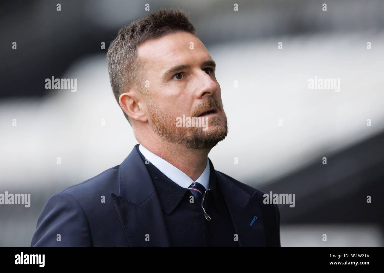 Rangers interim manager Barry Ferguson before the William Hill ...
