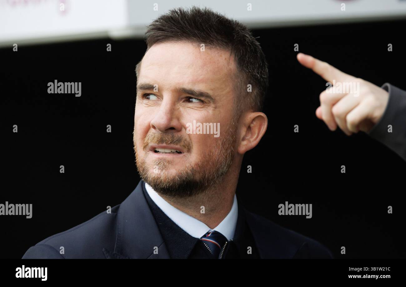 Rangers interim manager Barry Ferguson before the William Hill ...