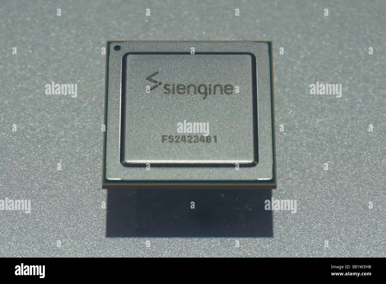 The intelligent cockpit chip showcased at the 2025 Shanghai Auto Show ...