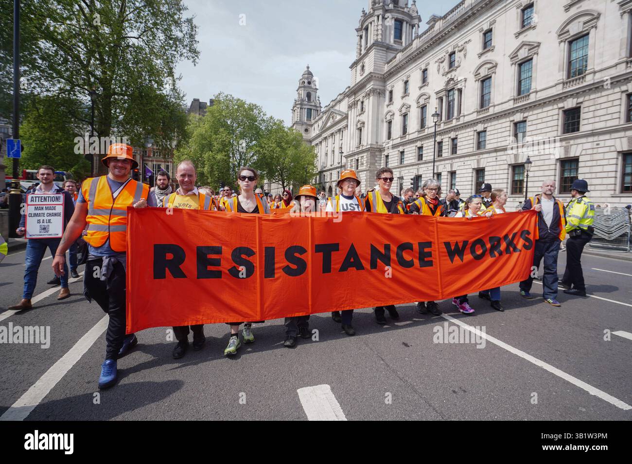London UK 26 April 2025. Environmental activists from Just Stop Oil ...
