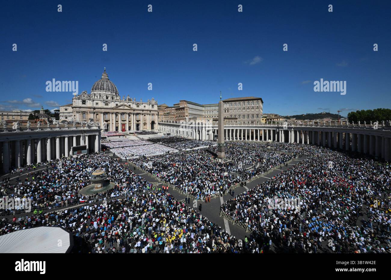 Rom, Vatikan 26.04.2025 Beerdigung Papst Franziskus: Uebersicht ...
