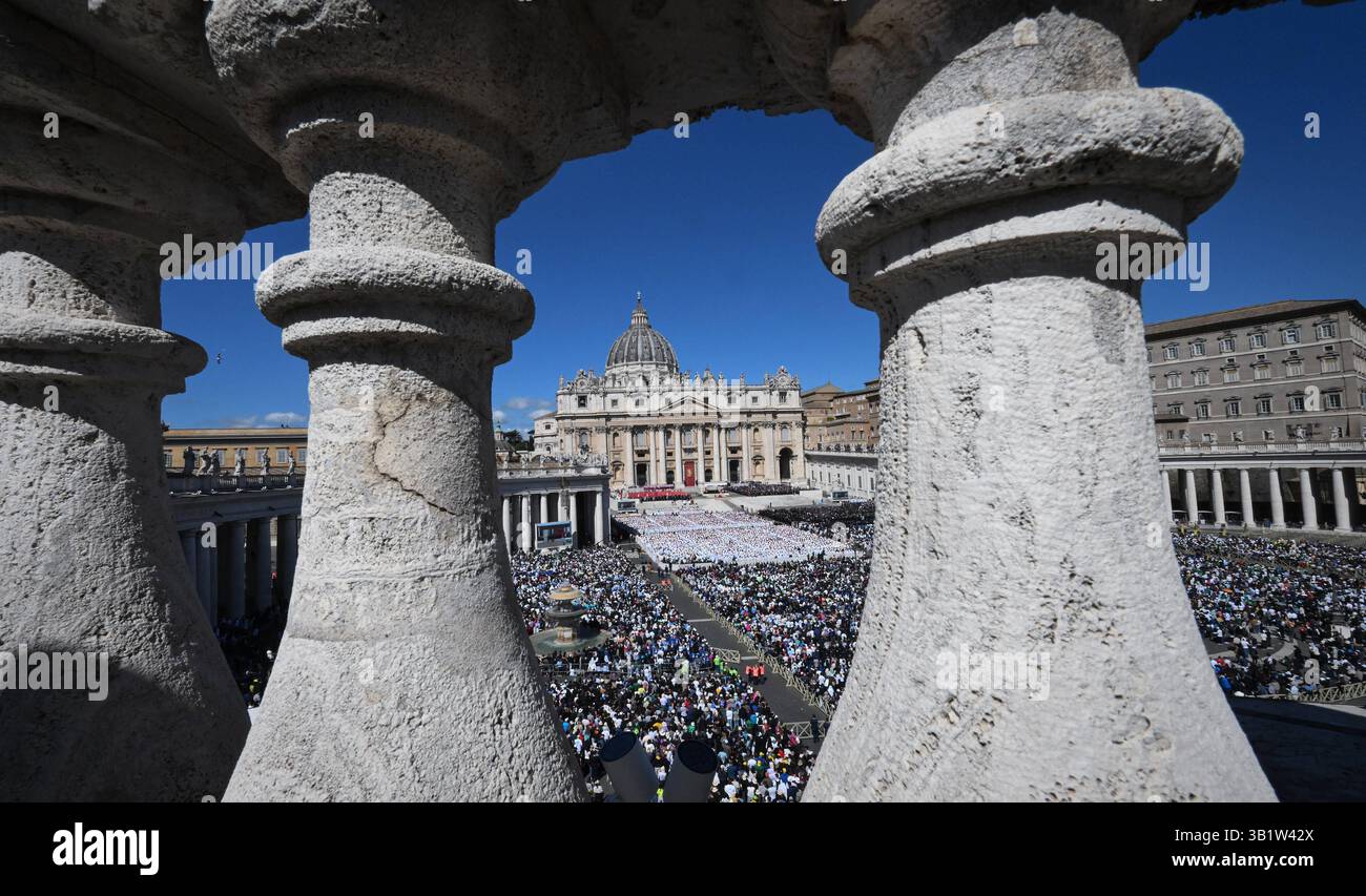 Rom, Vatikan 26.04.2025 Beerdigung Papst Franziskus: Uebersicht ...