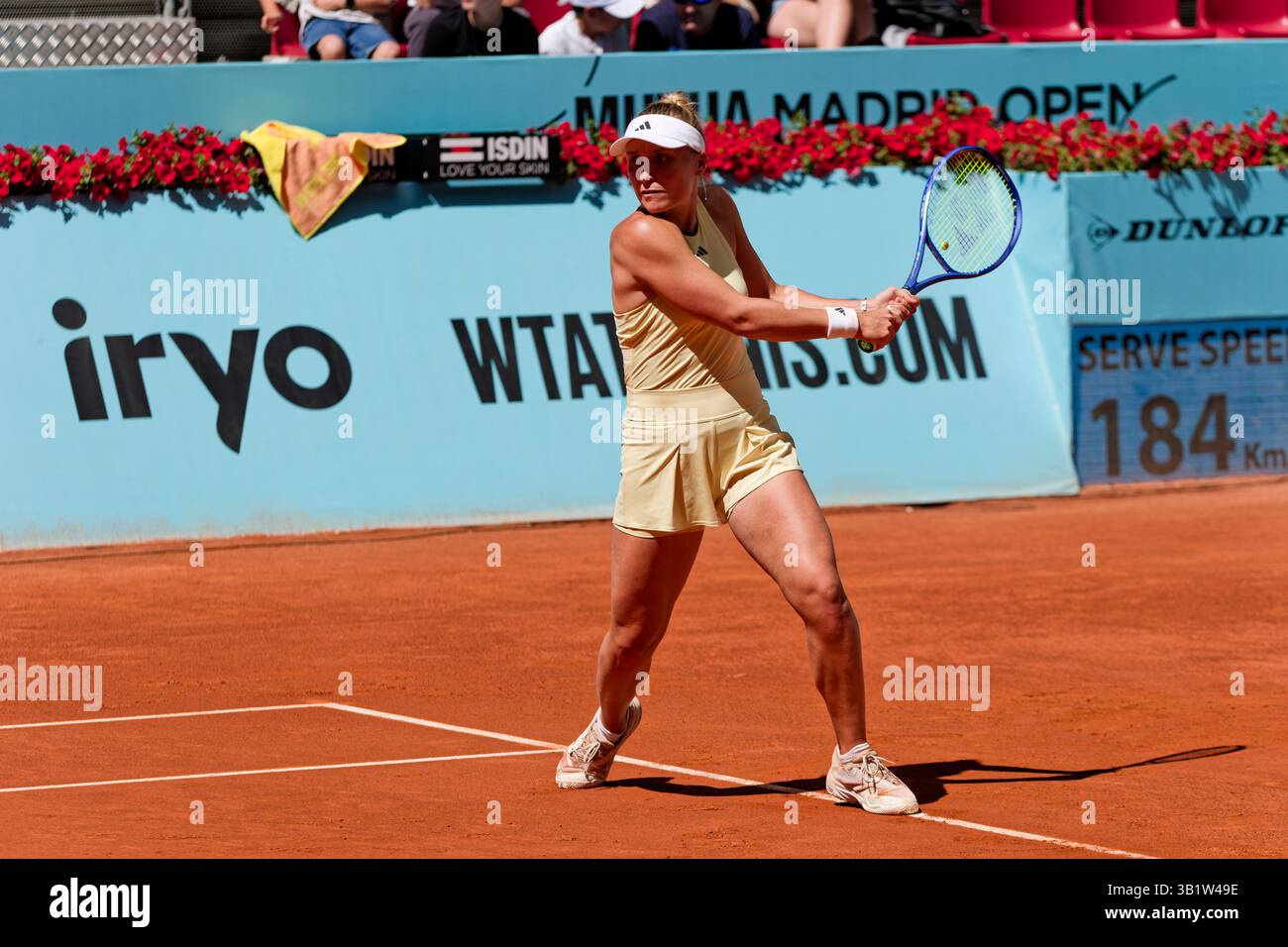 Madrid, Spain. 26th April, 2025. Tennis WTA, individual Women: Mutua Madrid Open tennis WTA ...