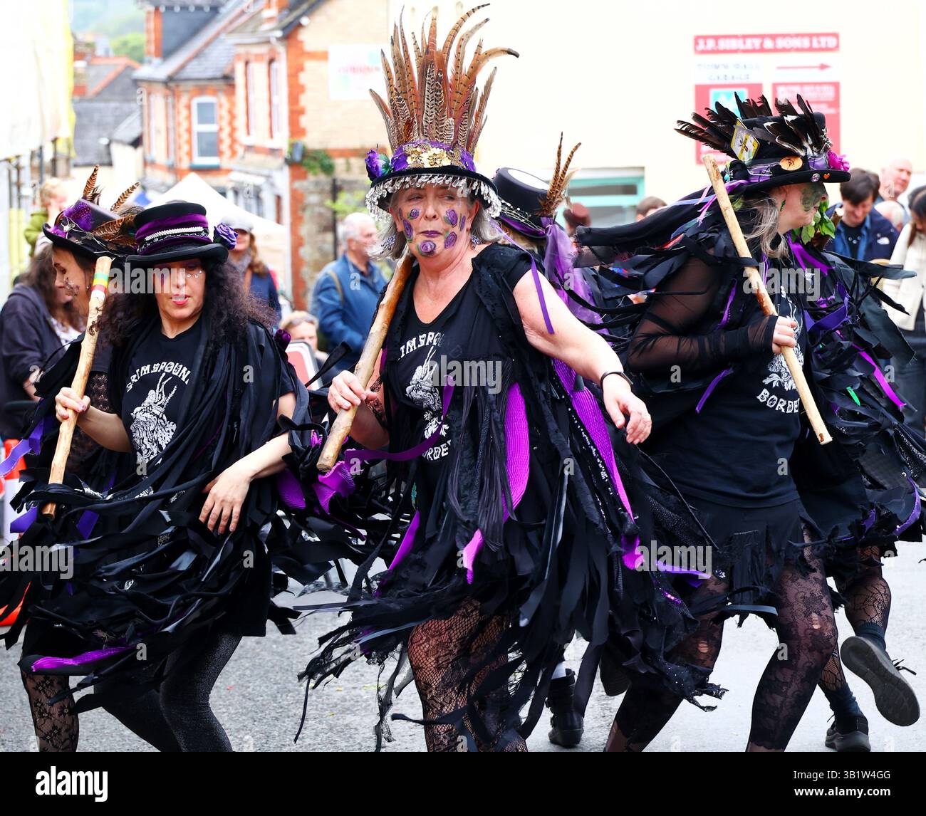 Bovey Tracey, Devon, UK. 26th Apr, 2025. Green man festival, Bovey ...