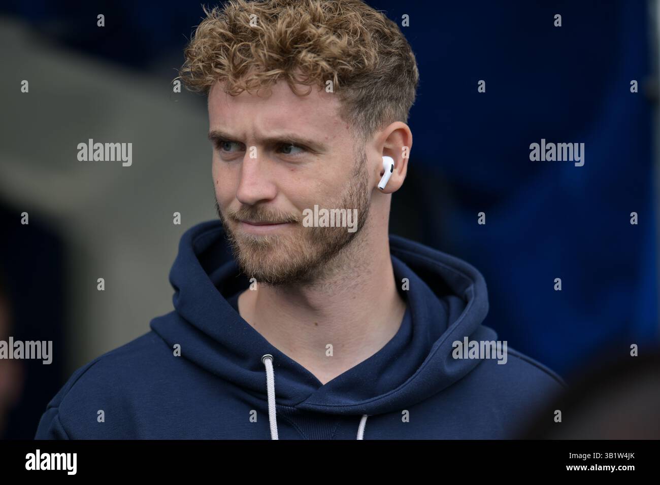 Portsmouth's Nicolas Schmid during the Sky Bet Championship match ...