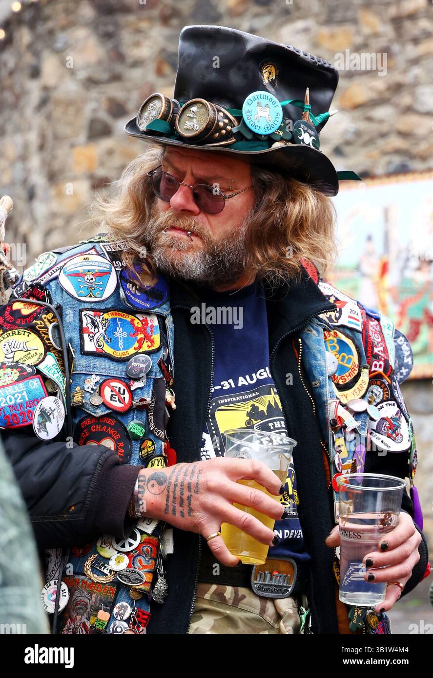 Bovey Tracey, Devon, UK. 26th Apr, 2025. Green man festival, Bovey ...