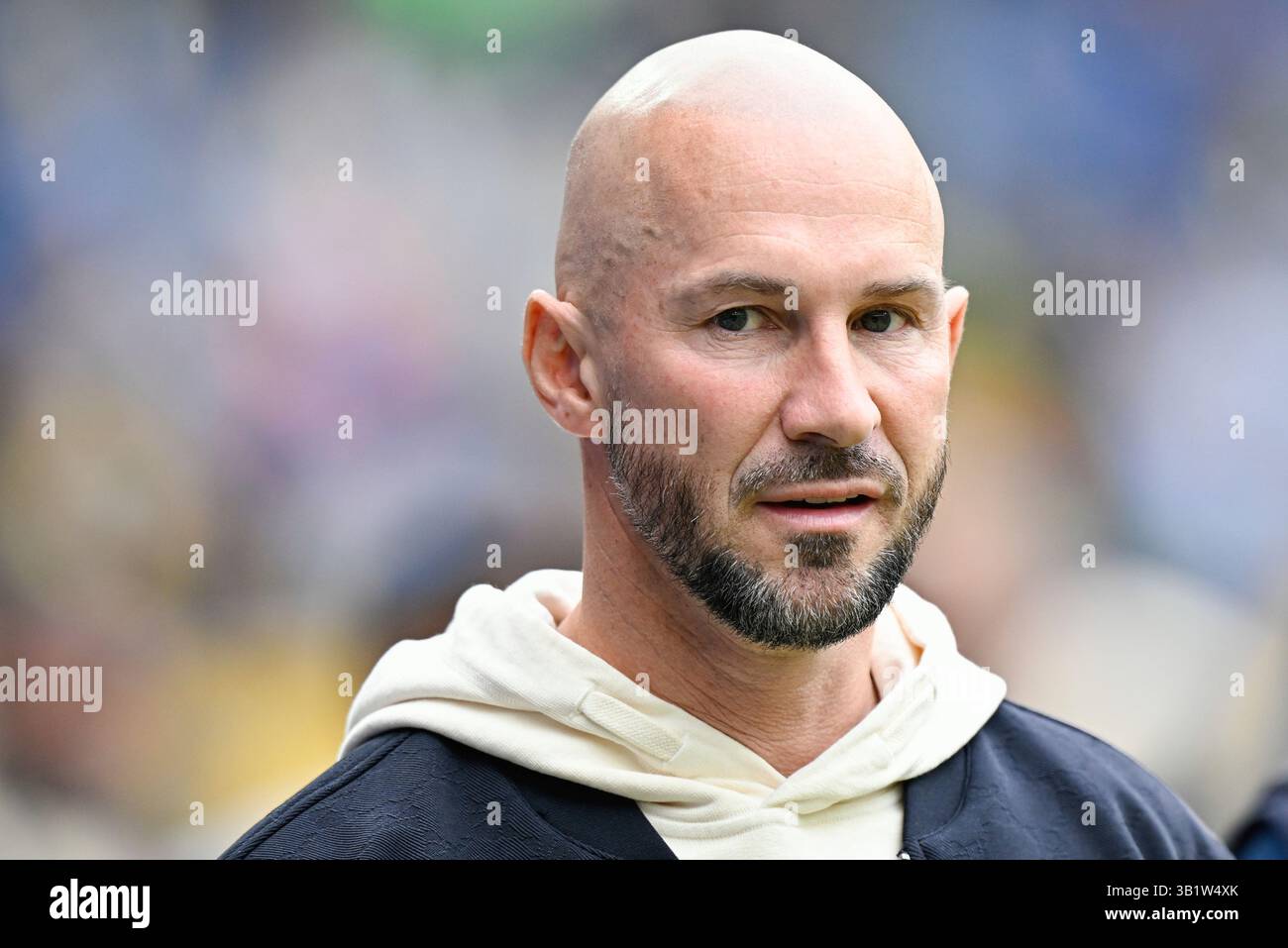 Hoffenheim's head coach Christian Ilzer arrives for the German ...