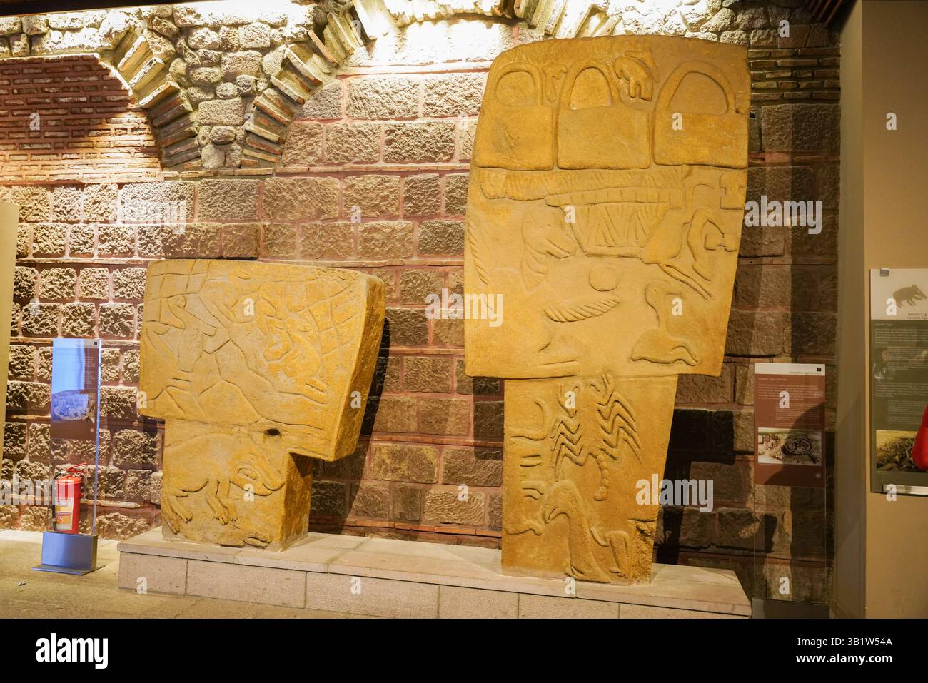 ANKARA, TURKIYE - MARCH 30, 2025: Reproduction of the Gobeklitepe ...