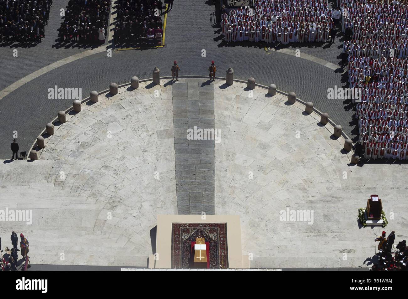 Rome, Italy. 26th Apr, 2025. Rome, Funeral of Pope Francis Ceremony in ...