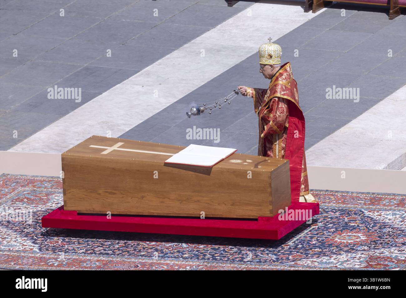 Rome, Italy. 26th Apr, 2025. Rome, Funeral of Pope Francis Ceremony in ...